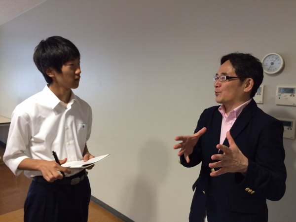 岩倉高校放送部-上野観光連盟茅野事務総長講演レポート- | 上野が、すき。
